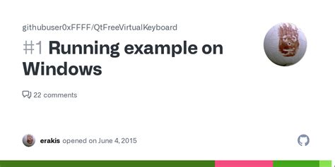Running Example On Windows Issue Githubuser XFFFF QtFreeVirtualKeyboard GitHub