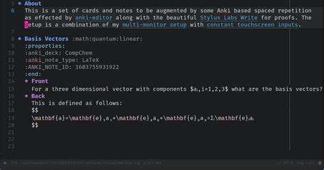 Anki Decks With Orgmode Rohit Goswami — Reflections