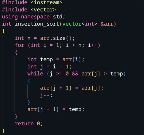 Vikas Gulia On Linkedin 75daycodingchallenge C Insertionsort