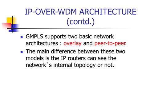 Ppt Survivability In Ip Over Wdm Networks Powerpoint Presentation Free Download Id6917403
