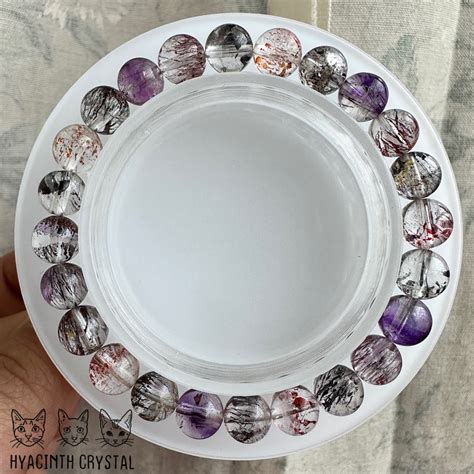 已結緣 ️ 超七 彩超七 金草莓 毒液 高品超七 超級七 超七水晶 三輪骨幹 超七手串 神聖七 Super Seven 蝦皮購物