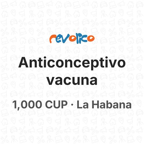 Anticonceptivo Vacuna En La Habana Cuba Revolico