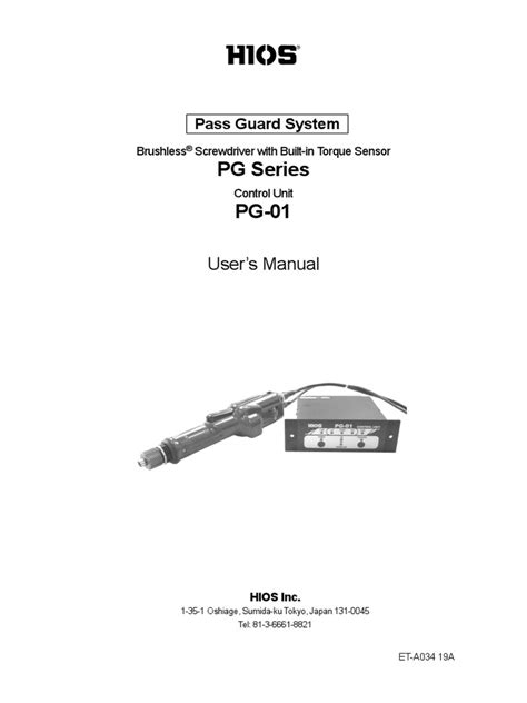 Hios Pg 01 User Manual Pdf Microsoft Excel Usb