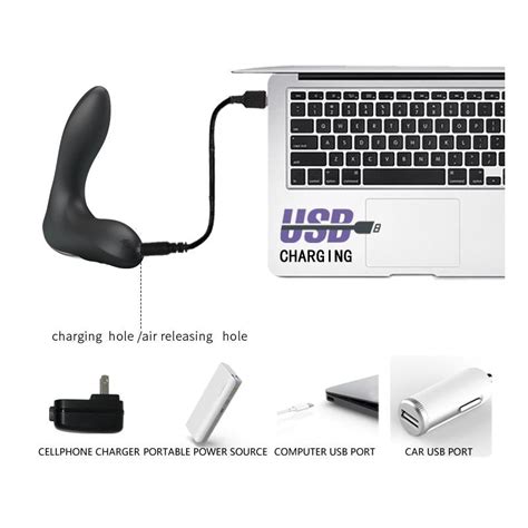 Anal Stimulator Inflatable Leonard Silicone Usb Black Adult Sex Toys