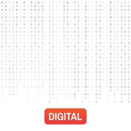 Binary Code Black And White Background With Digits On Screen Algorithm Binary Data Code Stock