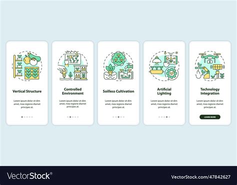 Vertical Farming And Hydroponics Concept Vector Image