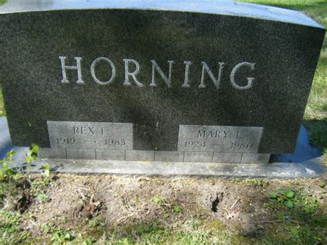 Mary Lois Horning 1924 1980 Find A Grave Memorial