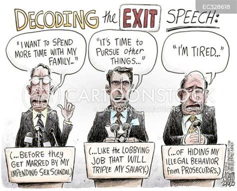 Exiting The Political Stage Cartoons And Comics Funny Pictures From