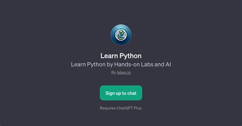 Learn Python GPT - AI Tool For Python learning