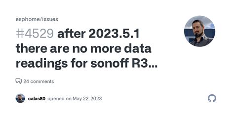 After 202351 There Are No More Data Readings For Sonoff R3 Pow Origin · Issue 4529 · Esphome