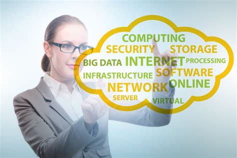 Cloud Computing In Technology Concept Stock Image Image Of Cloud Concept