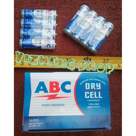 Jual BATERAI AA ABC BIRU Shopee Indonesia