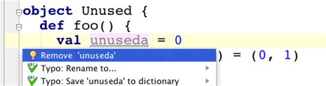 Unused Symbol Detection The Intellij Scala Plugin Blog