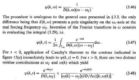 Complex Numbers Application Of Residue Theorem To Inverse Fourier Transform Mathematics
