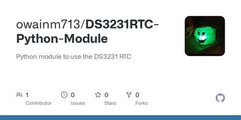 Github Owainm Ds Rtc Python Module Python Module To Use The Ds Rtc
