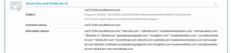 Security Better Understanding Tlsssl Alternative Names Server Fault