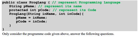 Solved Public Class Proglang Represent Programming