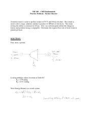 Calculate Fresh Steam Flow Rate For Nuclear Reactor Systems Course Hero
