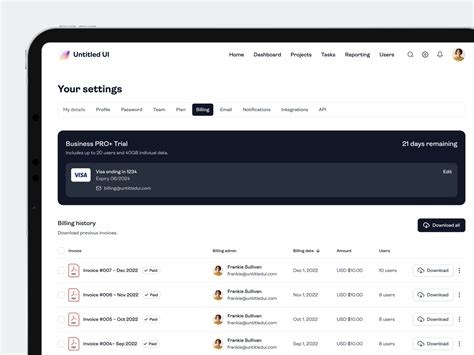 Billing Settings Page — Untitled Ui Web Ui Design Dashboard Design Web Application Design Billing Settings Page — Untitled Ui Web Ui Design Dashboard Design Web Application Design