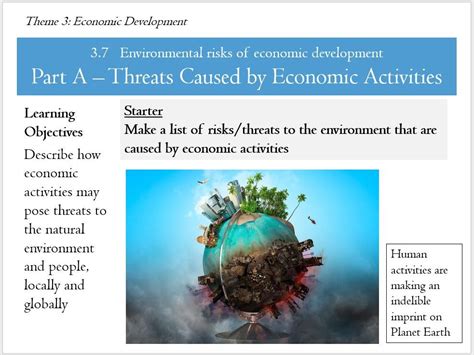 Igcse Geography Cambridge 0460 0978 Theme 3 Economic Development