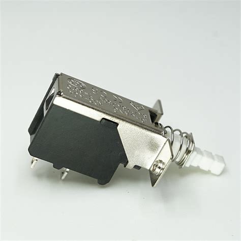 Latching Locking PCB Push Button Switch 6 Pin DIP Self Locking Straight Key Push Switch Power