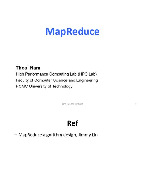 Chapter 4 Mapreduce Pdf Apache Hadoop Map Reduce