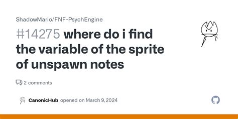 Where Do I Find The Variable Of The Sprite Of Unspawn Notes · Issue 14275 · Shadowmariofnf
