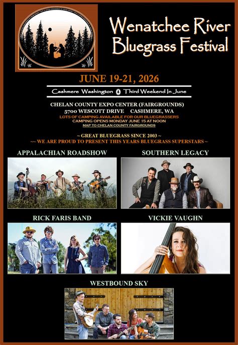 Wenatchee River Bluegrass Festival Cashmere Wa