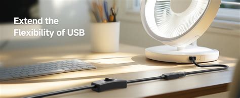 Amazon Com Cable Matters Gbps Usb Extension Cable With On Off Switch With Data Ft