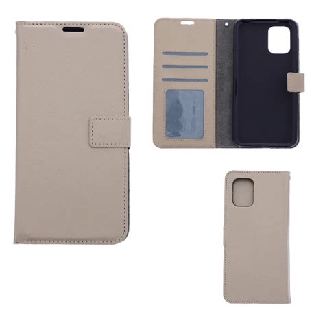 Hoesje Geschikt Voor Xiaomi Mi Lite Boekhoesje Met Kaartvakken Goud All Gadgets