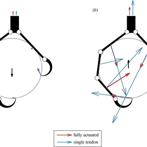 Diagrams Showing The Applied Unit Force Vector Black And Resulting Download Scientific