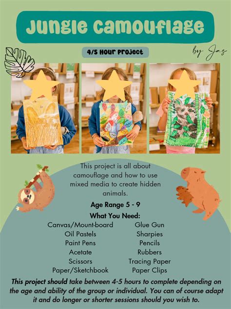 Jungle Camouflage Pdf Drawing Camouflage