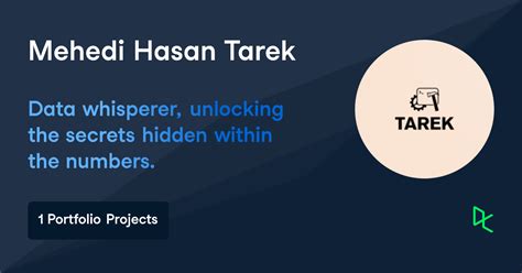 Mehedi Hasan Tarek Data Scientist