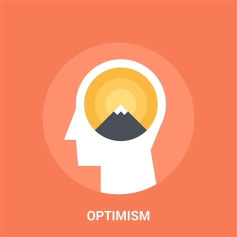 Premium Vector Optimism Icon Concept Premium Vector Optimism Icon Concept