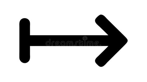 Large Bold Right Arrow Directional Vector Icon Vector Design