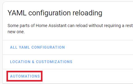 Reload ONE Automation Configuration Home Assistant Community