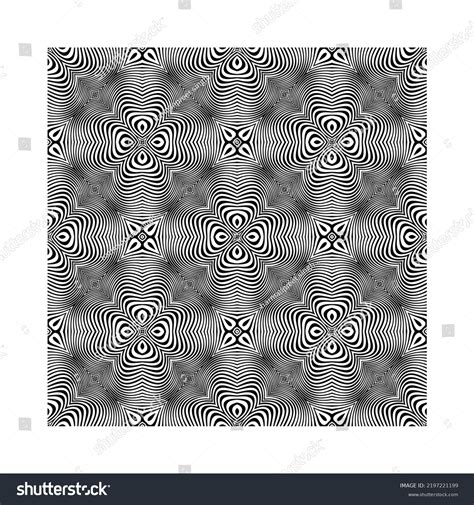 Optical Illusion Striped Wrapped Background Vector Stock Vector Royalty Free 2197221199