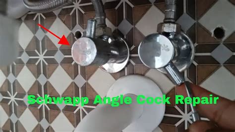 How To Repair A Leaky Bathroom Angle Cock Angle Valve Youtube