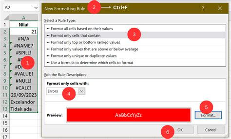 3 Cara Mencari Error Di Excel Excelandor