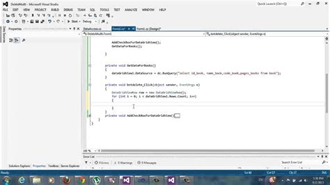 Add Checkbox To Datagridview And Delete Muilti Youtube