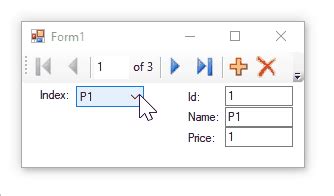 C Combobox Or Listbox As Index Of Form Bind Other Controls To Selecteditem Stack Overflow