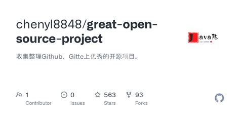 github chenyl8848 great open source project 收集整理github、gitte上优秀的开源项目。