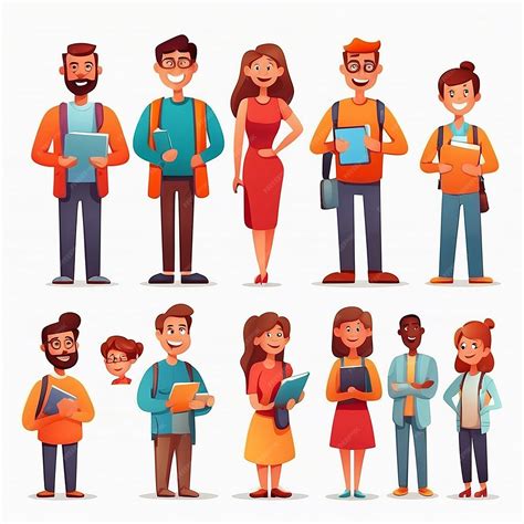 People Class And Workshop Cartoon Vector Icon Illustration People