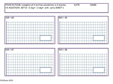 Y3 Maths Arithmetic Addition Teaching Resources