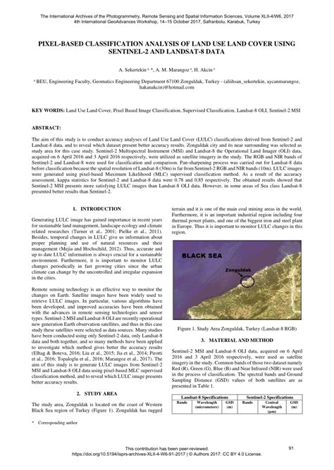 Pdf Pixel Based Classification Analysis Of Land Use Land Cover Using