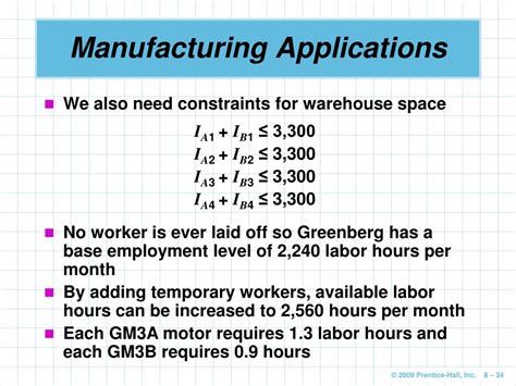 Ppt Lp Modeling Applications With Computer Analyses In Excel And Qm