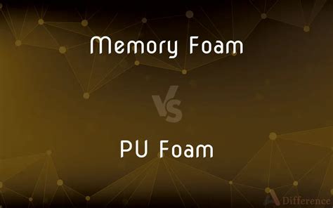 Memory Foam Vs Pu Foam — Whats The Difference