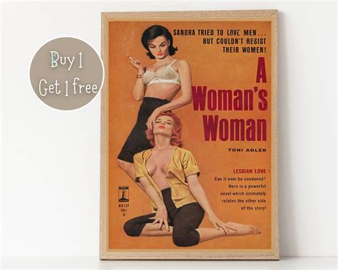 Pulp Cover Art Lesbian Pulp Poster Lesbian Art Lgbtq Lgbtqia Queer Art