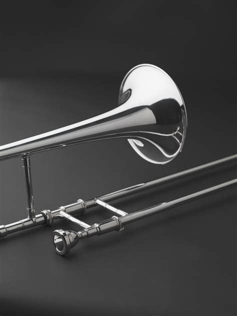 Black And White Trombone