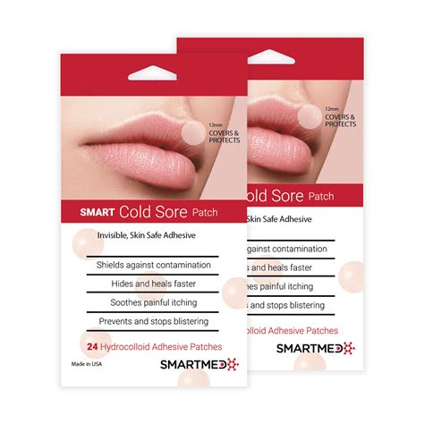 Smart Cold Sore Treatment Patch 48 Ct Help Prevent Breakouts Soothe
